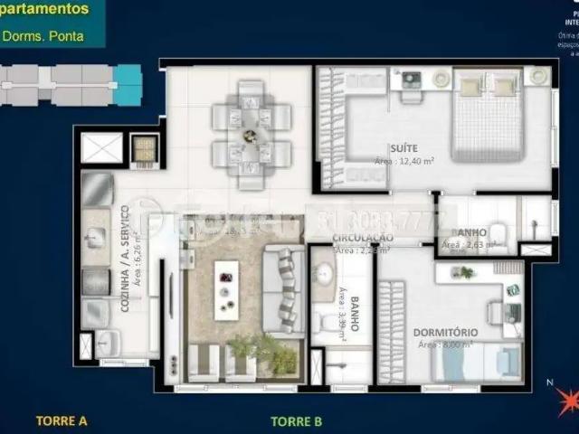 Apartamento para Venda em Porto Alegre/RS Glória 2 Quartos