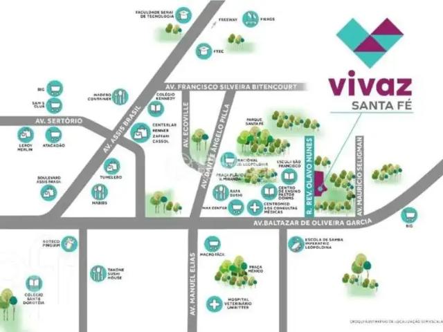 Apartamento para Venda em Porto Alegre/RS Parque Santa Fé 2 Quartos