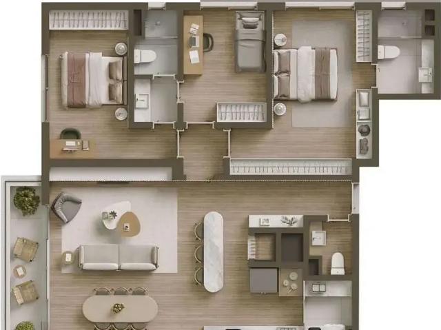 Apartamento para Venda em Porto Alegre/RS Rio Branco 3 Quartos