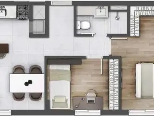 Apartamento para Venda em Porto Alegre/RS Rio Branco 2 Quartos