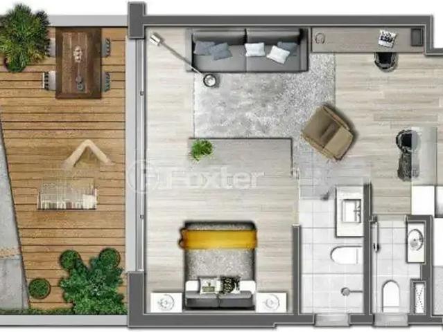 Apartamento para Venda em Porto Alegre/RS Três Figueiras 1 Quartos