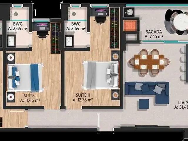 Apartamento para Venda em Porto Belo/SC Balneário Perequê 4 Quartos