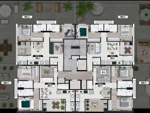 Apartamento para Venda em Porto Belo/SC Balneário Perequê