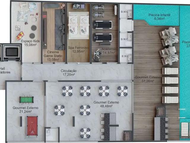 Apartamento para Venda em Porto Belo/SC Balneário Perequê 3 Quartos