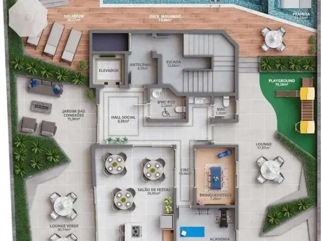 Apartamento para Venda em Porto Belo/SC Balneário Perequê 3 Quartos