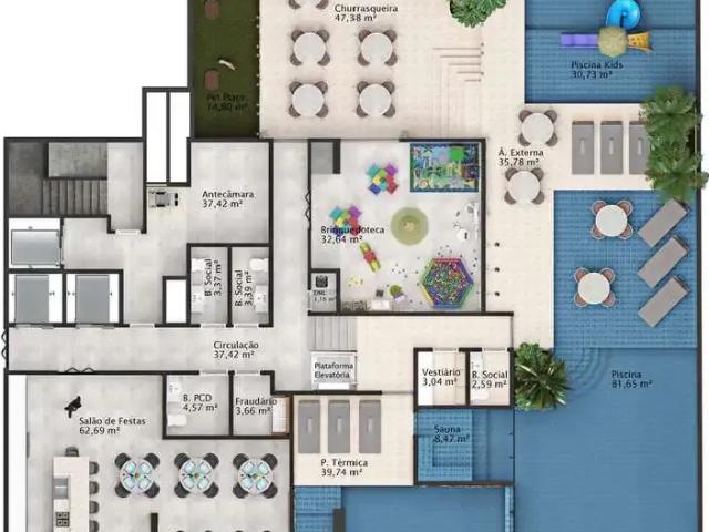 Apartamento para Venda em Porto Belo/SC Balneário Perequê 3 Quartos
