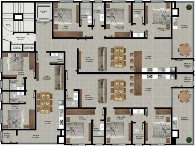 Apartamento para Venda em Porto Belo/SC Balneário Perequê 3 Quartos