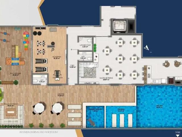 Apartamento para Venda em Porto Belo/SC Balneário Perequê 3 Quartos