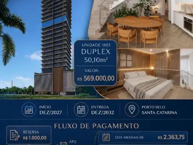 Apartamento para Venda em Porto Belo/SC Jardim Dourado 1 Quartos