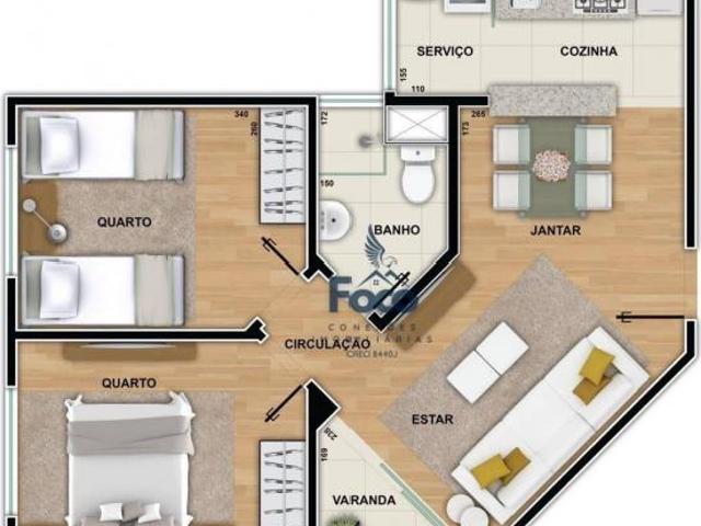Apartamento para venda em Pouso Alegre