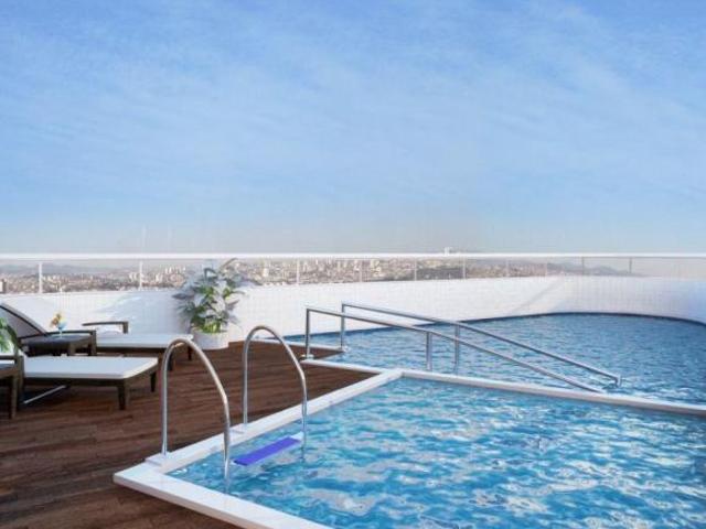 Apartamento para Venda em Praia Grande, Vila Caiçara, 1 dormitório, 1 suíte, 1 banheiro, 1 vaga