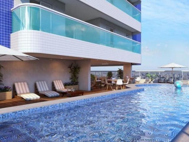 Apartamento para Venda em Praia Grande, Aviação, 2 dormitórios, 2 suítes, 1 banheiro, 2 vagas