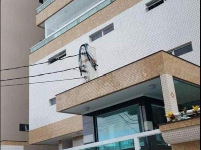 Apartamento para Venda em Praia Grande, Caiçara, 1 dormitório, 1 suíte, 2 banheiros, 2 vagas