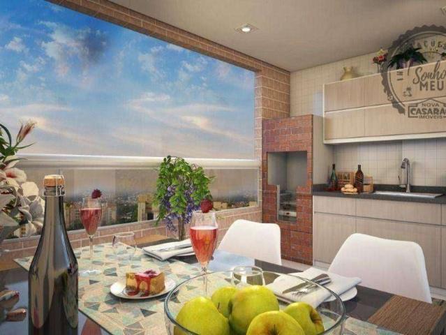 Apartamento para Venda em Praia Grande/SP Aviação 1 Quartos
