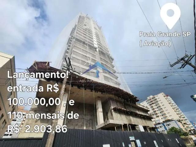 Apartamento para Venda em Praia Grande/SP Aviação 2 Quartos