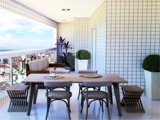 Apartamento para Venda em Praia Grande/SP Aviação 3 Quartos