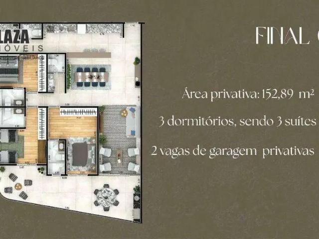 Apartamento para Venda em Praia Grande/SP Aviação 3 Quartos
