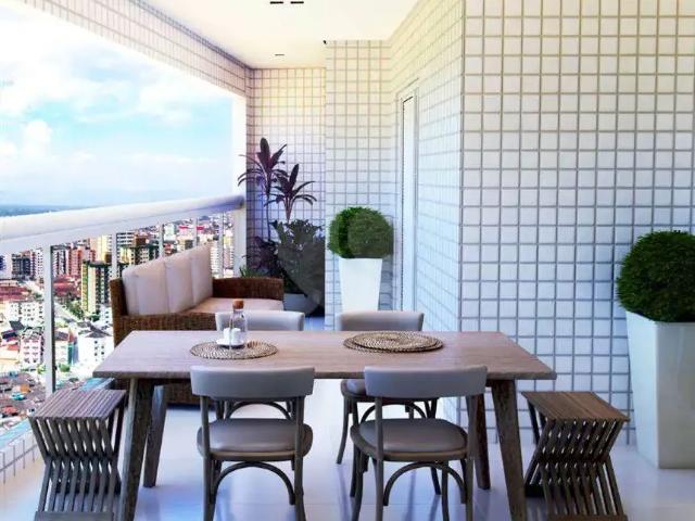 Apartamento para Venda em Praia Grande/SP Aviação 3 Quartos