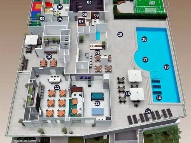 Apartamento para Venda em Praia Grande/SP Aviação 3 Quartos