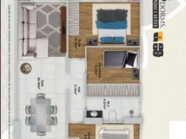 Apartamento para Venda em Praia Grande/SP Aviação 3 Quartos