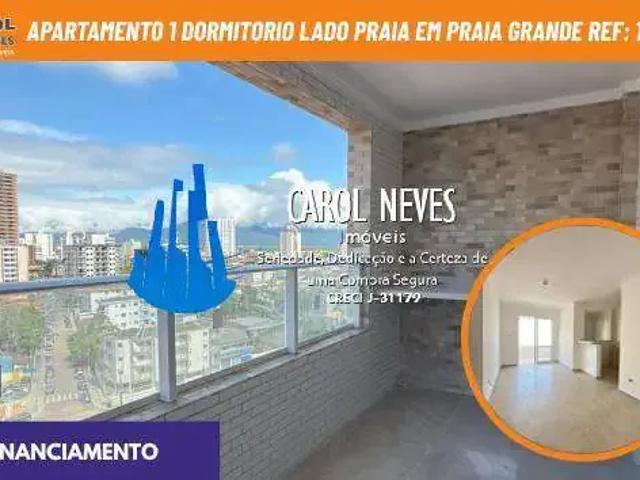 Apartamento para Venda em Praia Grande/SP Boqueirão 1 Quartos