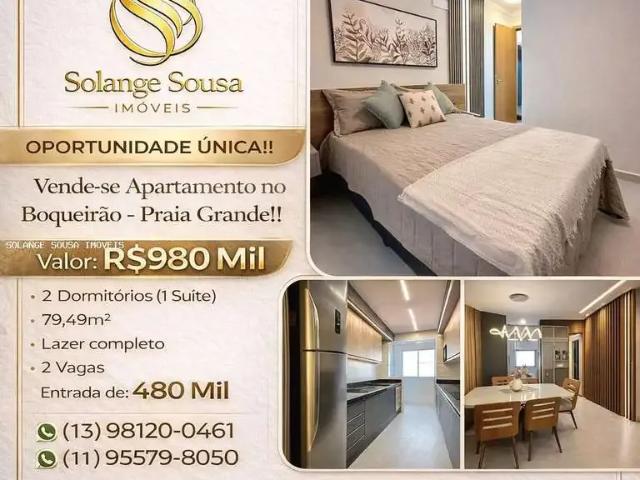 Apartamento para Venda em Praia Grande/SP Boqueirão 2 Quartos