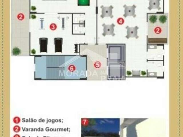 Apartamento para Venda em Praia Grande/SP Campo da Aviação 2 Quartos