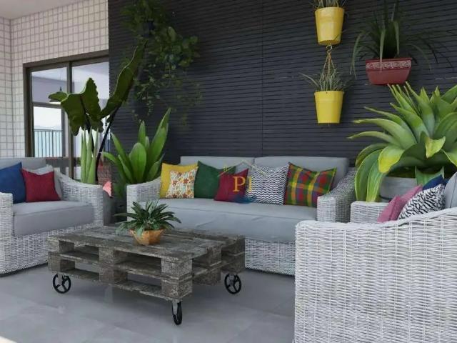 Apartamento para Venda em Praia Grande/SP Canto do Forte 2 Quartos
