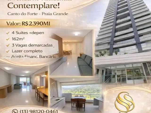 Apartamento para Venda em Praia Grande/SP Canto do Forte 4 Quartos