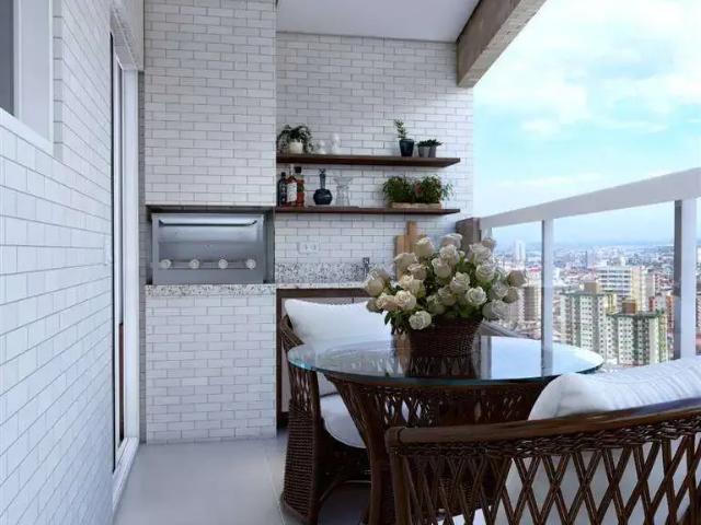 Apartamento para Venda em Praia Grande/SP Guilhermina 2 Quartos