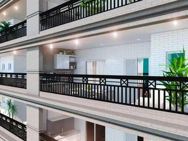Apartamento para Venda em Praia Grande/SP Guilhermina 2 Quartos