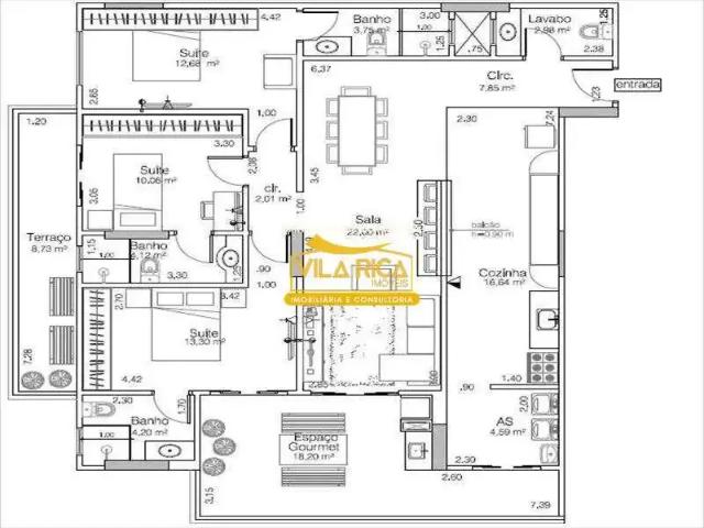 Apartamento para Venda em Praia Grande/SP Guilhermina 2 Quartos