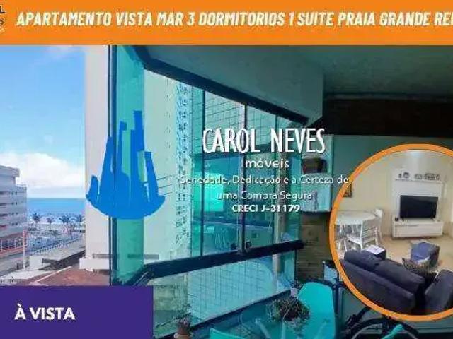 Apartamento para Venda em Praia Grande/SP Solemar 3 Quartos