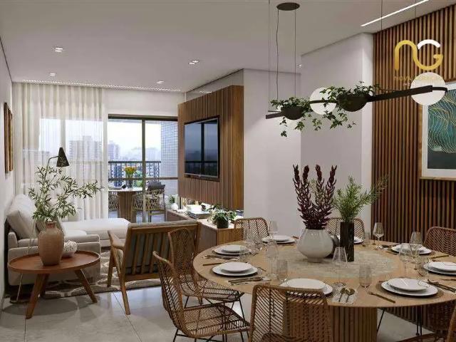Apartamento para Venda em Praia Grande/SP Guilhermina 3 Quartos