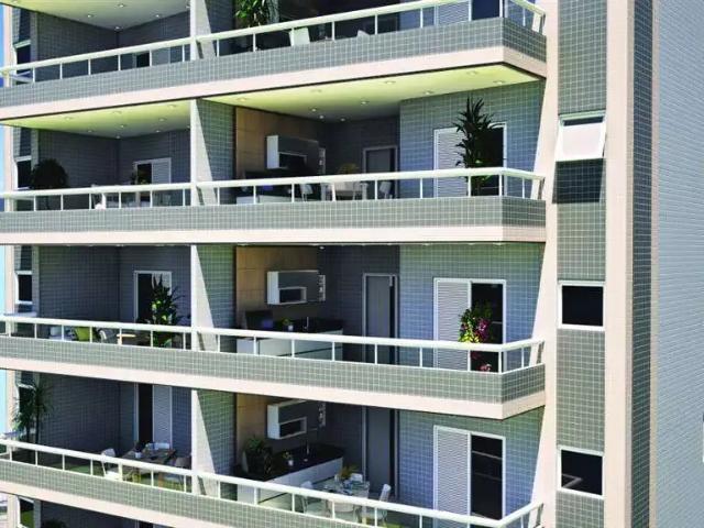 Apartamento para Venda em Praia Grande/SP Guilhermina 3 Quartos