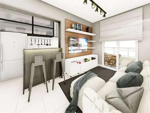 Apartamento para Venda em Praia Grande/SP Vila Caiçara 1 Quartos