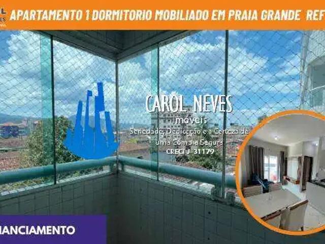 Apartamento para Venda em Praia Grande/SP Vila Caiçara 1 Quartos