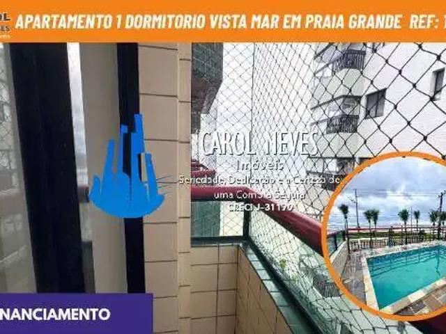 Apartamento para Venda em Praia Grande/SP Vila Caiçara 1 Quartos