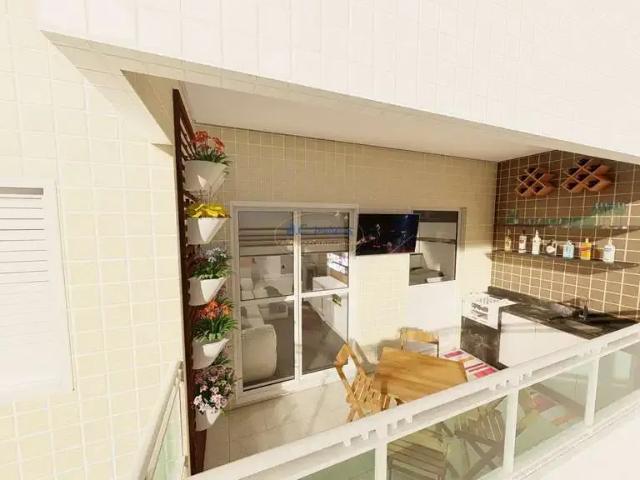 Apartamento para Venda em Praia Grande/SP Vila Caiçara 1 Quartos