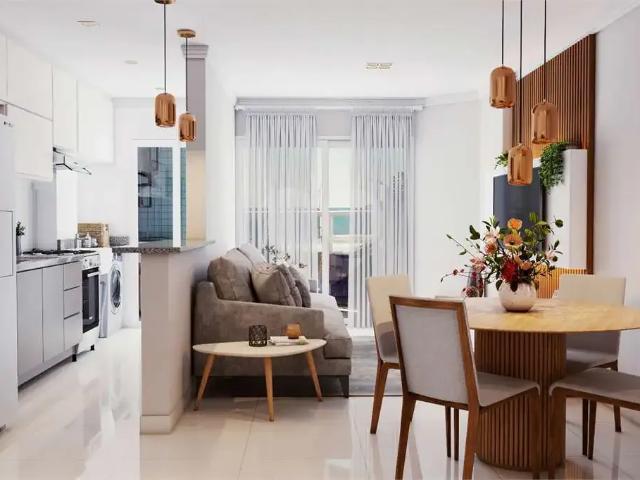Apartamento para Venda em Praia Grande/SP Vila Caiçara 2 Quartos