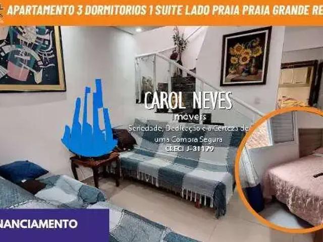 Apartamento para Venda em Praia Grande/SP Vila Caiçara 3 Quartos