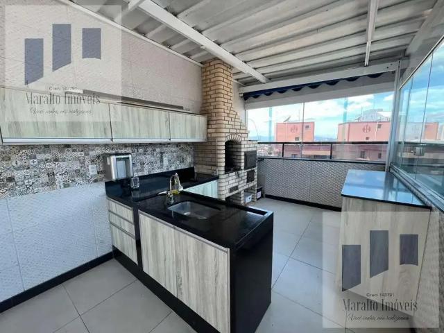 Apartamento para Venda em Praia Grande/SP Vila Caiçara 3 Quartos
