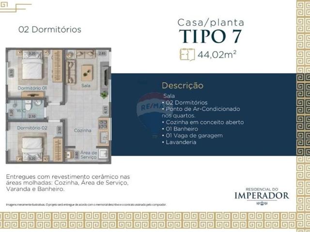 Apartamento para venda em Quintais Do Imperador em Sorocaba São Paulo de 44.02m² com 2 Quartos e 1 Garagem
