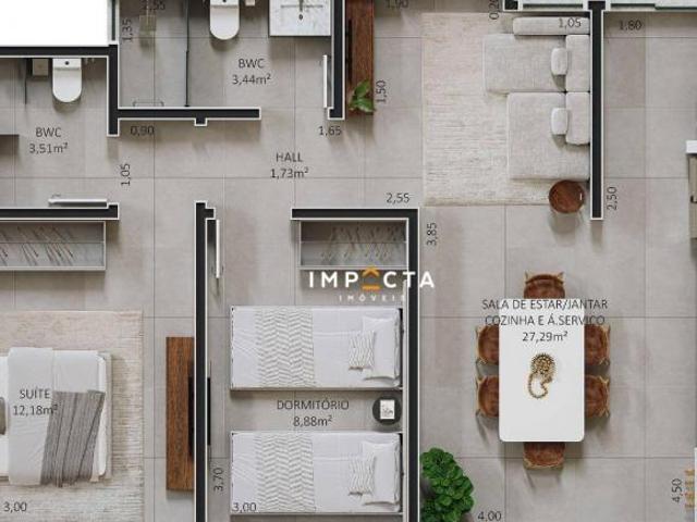 Apartamento para venda em Residencial Parque dos Fontes, Pou
