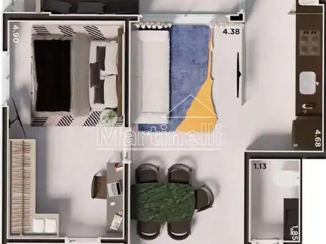 Apartamento para Venda em Ribeirão Preto/SP Jardim Nova Aliança 1 Quartos