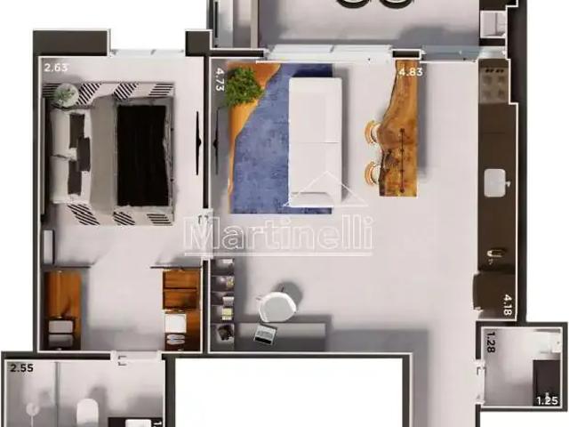 Apartamento para Venda em Ribeirão Preto/SP Jardim Nova Aliança 1 Quartos