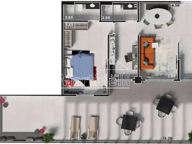 Apartamento para Venda em Ribeirão Preto/SP Jardim Nova Aliança 1 Quartos