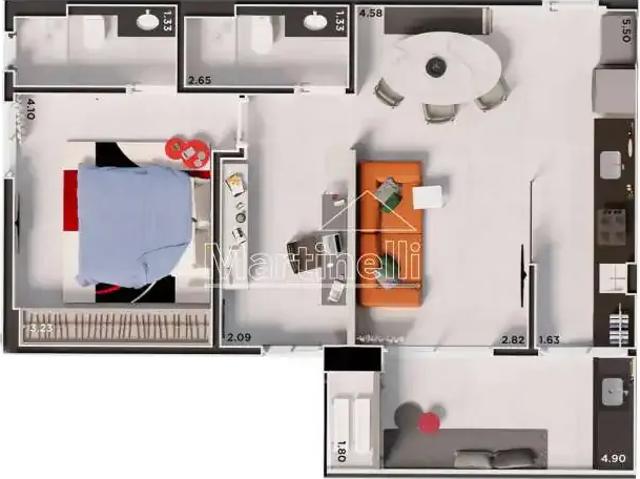 Apartamento para Venda em Ribeirão Preto/SP Jardim Nova Aliança 2 Quartos