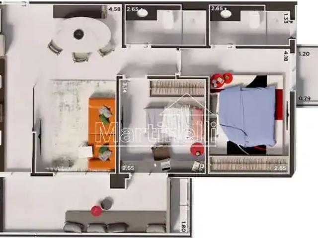Apartamento para Venda em Ribeirão Preto/SP Jardim Nova Aliança 2 Quartos