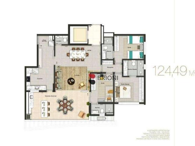 Apartamento para Venda em Ribeirão Preto/SP Jardim Olhos d'Água 3 Quartos